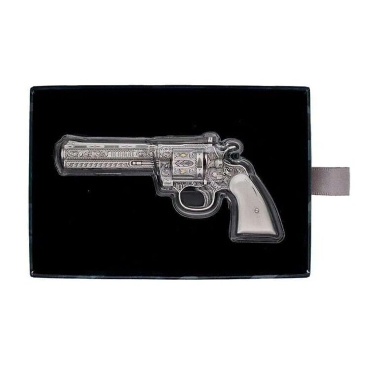 2023 Chad 2 oz Silver Revolver Gun Shaped Antiqued High Relief Coin ...